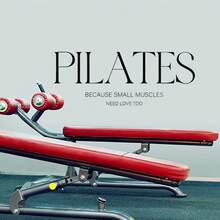 Decoração de Parede Pilates, Adesivo de Parede Fitness em PVC com ...