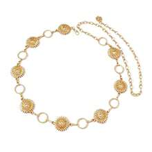 1Pc Adjustable Slimming Hollow Sun Pattern Red Coral Stone Antique ...