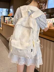 Minimalist Tie-Dye Versatile Women's Backpack, Large Capacity ...