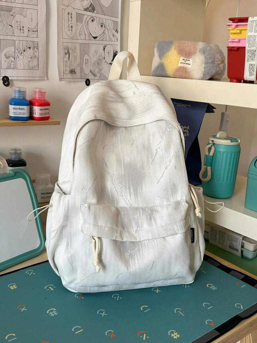 Minimalist Tie-Dye Versatile Women's Backpack, Large Capacity ...
