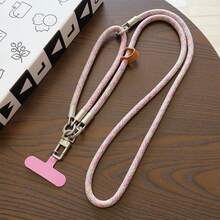 1PC 2-In-1 Phone Lanyard Wrist Strap Phone Chain Pendant Crossbody ...