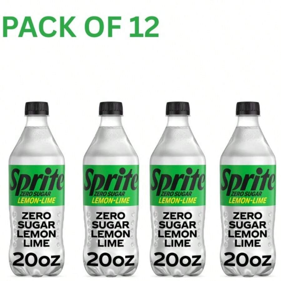 Sprite Zero Sugar Lemon-Lime Caffeine Free Soft Drink, 20 Fl Oz Bottles ...