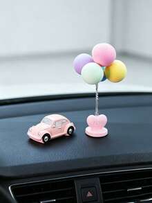 2pcs Car And Confession Balloon Ornaments, Car Decoration, Car Interior ...