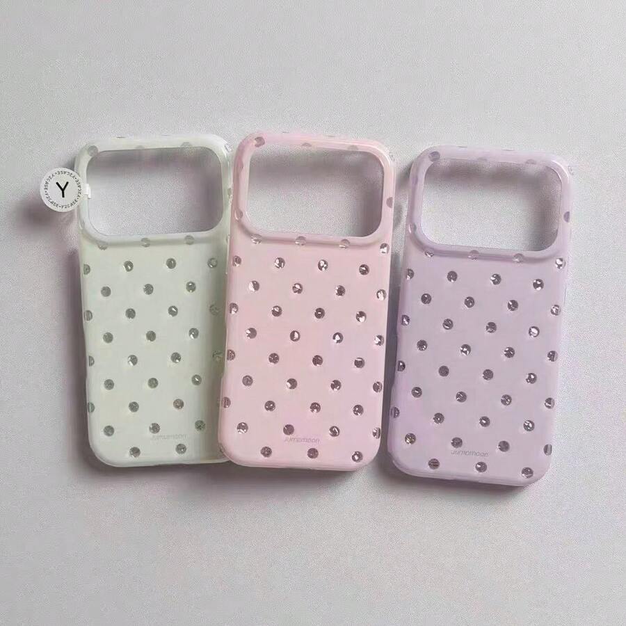 Cute Polka Dot Glacier Texture Soft Phone Case Compatible With IPhone ...