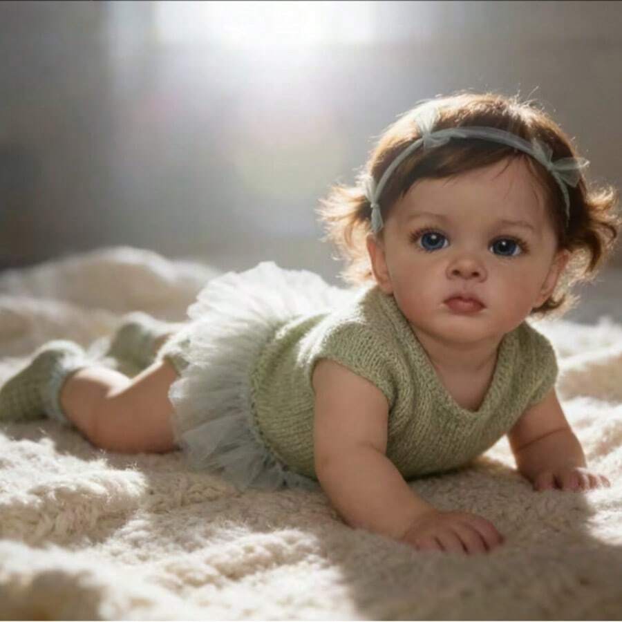 Simulated Baby Doll Reborn Doll Children's Education Toy Gift Standing ...