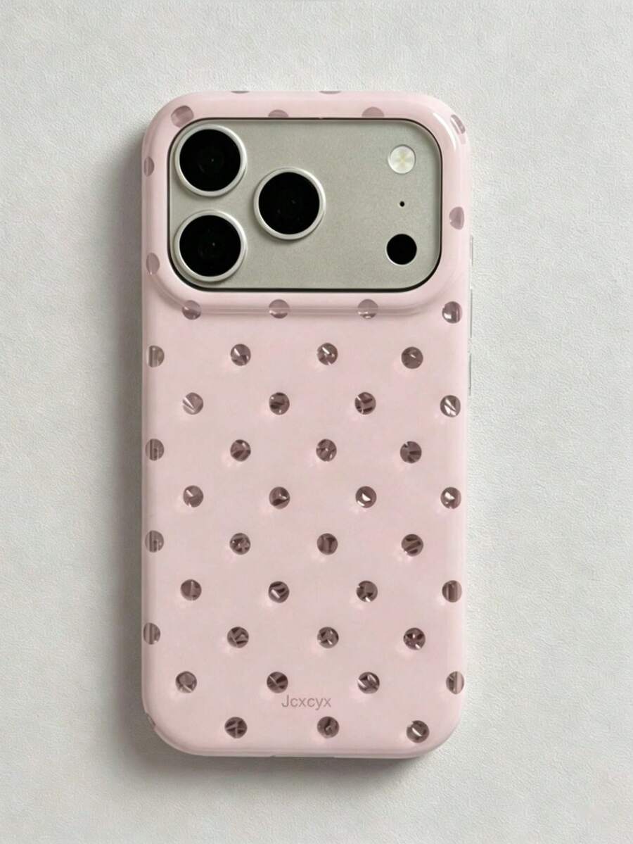 Cute Polka Dot Glacier Texture Soft Phone Case For Phone 17 Pro Max 17 ...