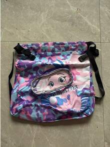 1pc Cartoon Print Swimming Bag, Wet Dry Separation Waterproof Backpack ...