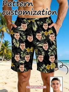 Custom Men's Sleepwear Shorts, Can Be Customized With Face Photo Prints ...
