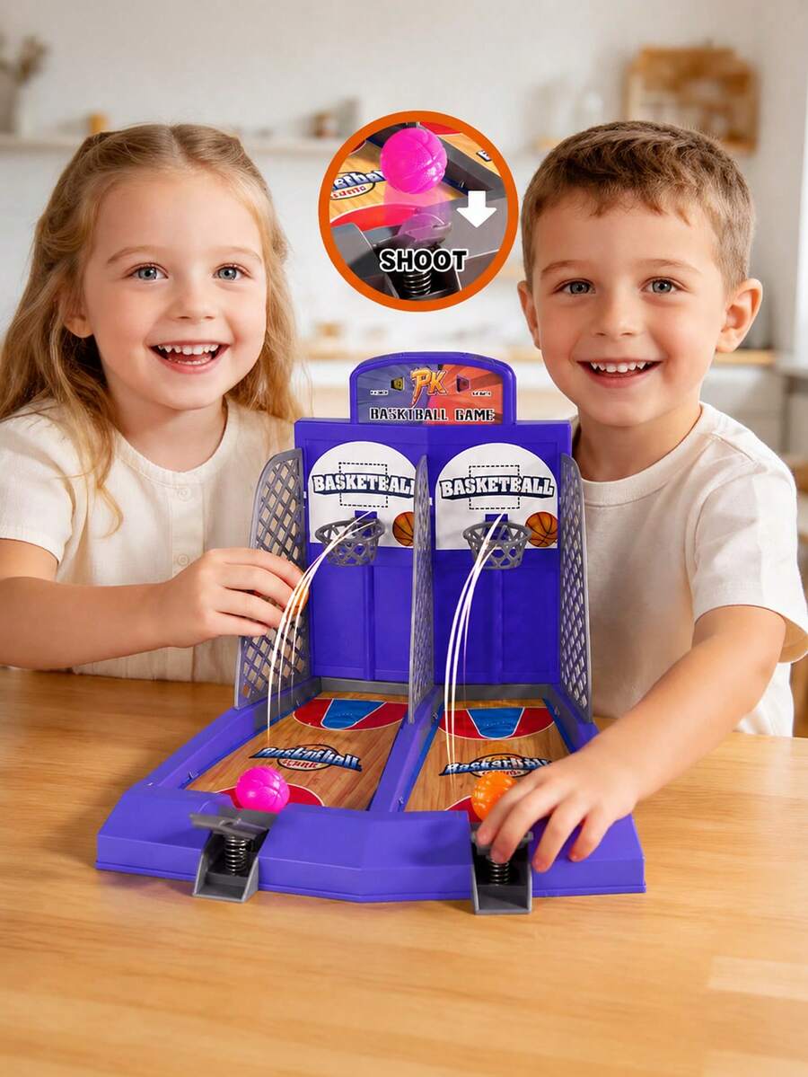 Desktop Basketball Toy - Educational Double-Player Fingertip Launching ...