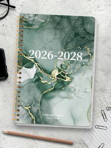 Trees A5 2026–2028 Monthly Planner, 24-Month Calendar Book With Monthly ...