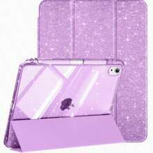1Pc Purple Magnetic Case With Pen Slot, Compatible With IPad A16/2025 ...