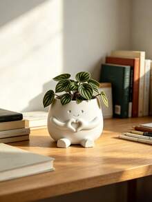 1pc 3D Printed Cartoon Character Planter, High-Quality Plastic Material ...