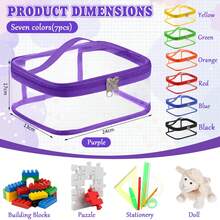 1/2PCS Horizontal Building Block Storage Bag, Baby Room Doll Storage ...