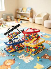 1/2PCS Horizontal Building Block Storage Bag, Baby Room Doll Storage ...