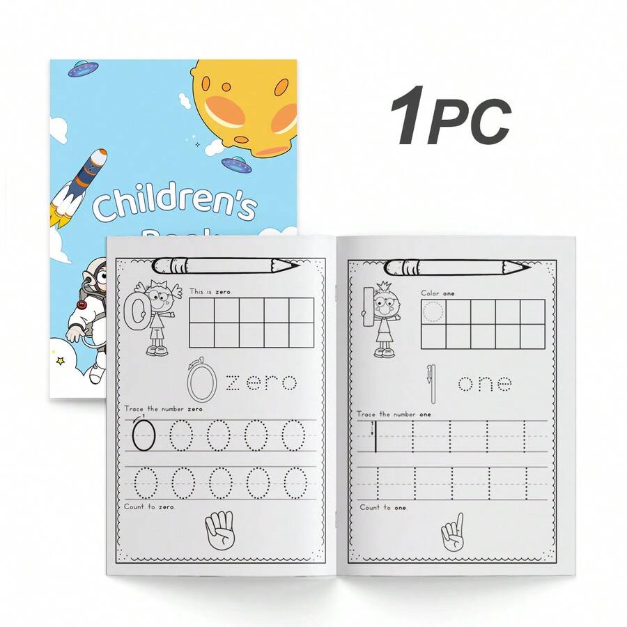 Preschool Number Learning Notebooks, Numbers 0-10 Tracing, Counting ...