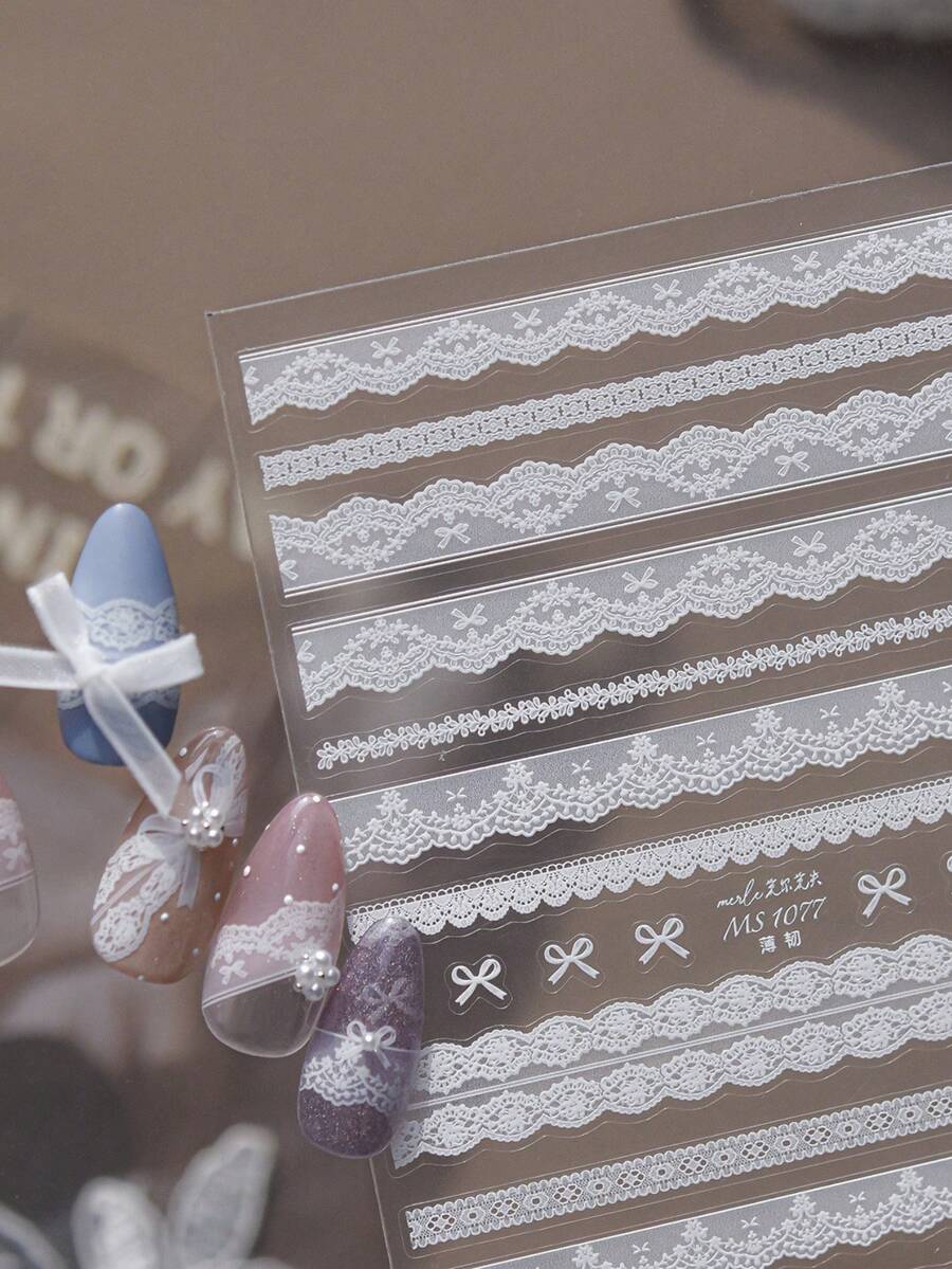 1 Thin And Tough Nail Art Charm Sticker, Don't Miss The Collaboration ...