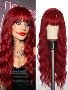 Women's Wig Fashionable Synthetic Large Wave Long Curly Hair Wig ...