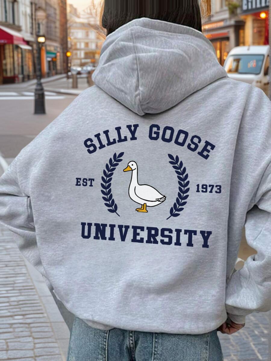 This Casual Printed Hoodie Is Suitable For Tween Girls, Perfect For ...