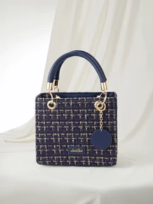 Clariva Fashionable,Minimalist,Casual,Mini Square Bag Plaid With Bag ...