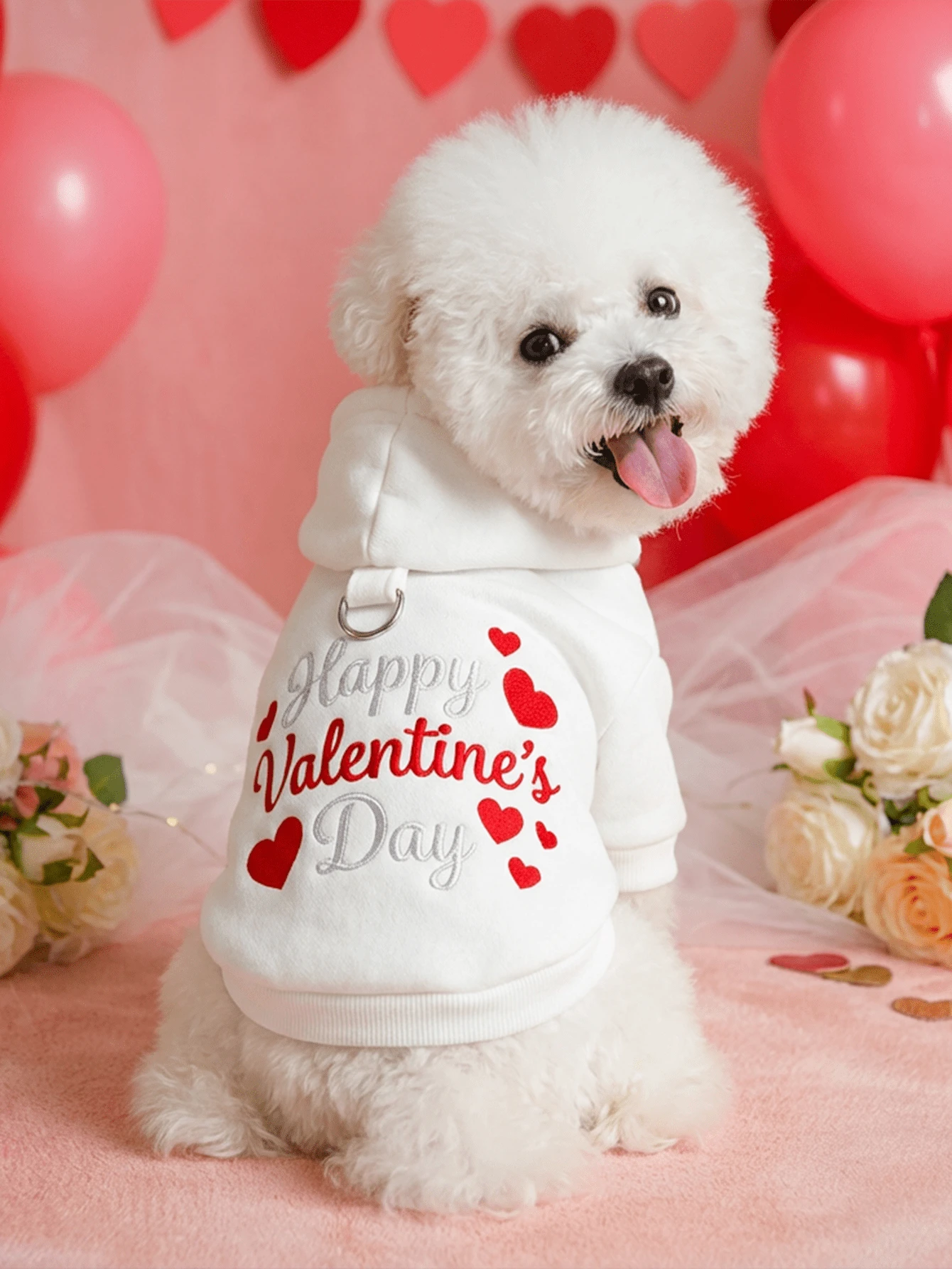 PETSIN 1 Peça de Roupa para Gato/Cachorro, Moletom com Capuz Bordado ...