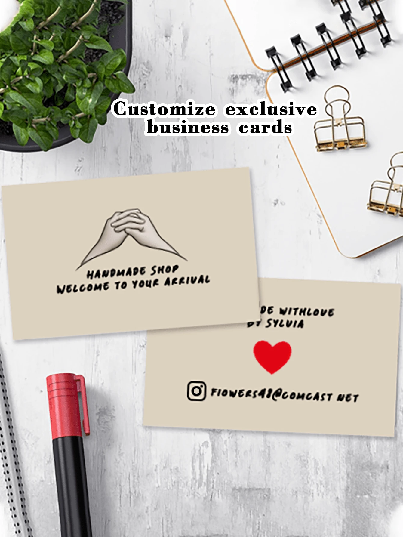 Personalized Business Card | Printable Business Cards | Custom Calling ...