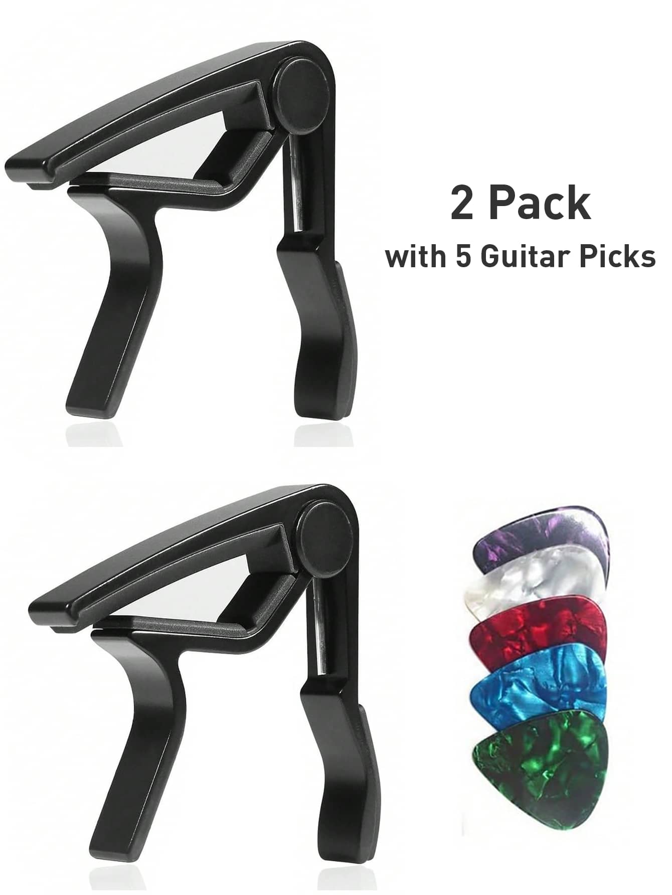 Guitar Capo For Acoustic & Electric Guitars - Professional Adjustable ...