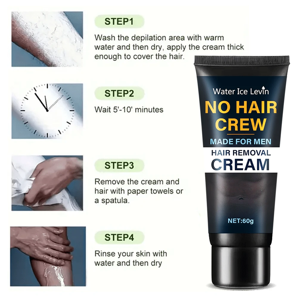 Water ice levin 60g Gentle Hair Removal Cream With Aloe Vera & Sweet ...