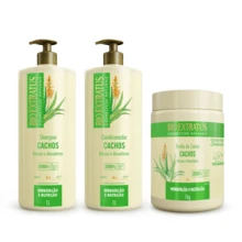 Bio Extratus Curls Kit Shampoo, Conditioner And Cream Bath 1L ...