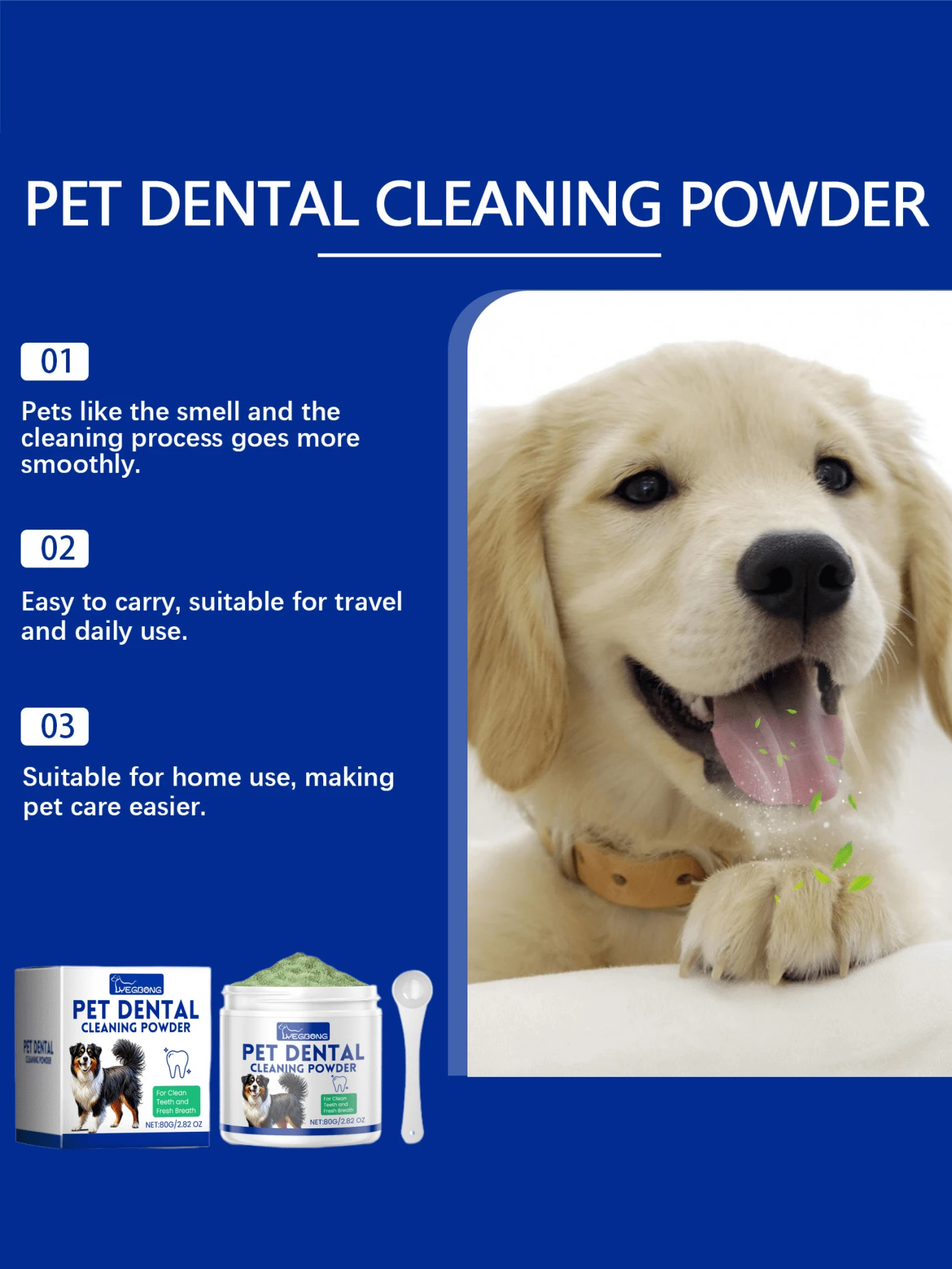 Teeth Cleaning Powder For Dogs Teeth Cleaning Powder Gently Cleans ...