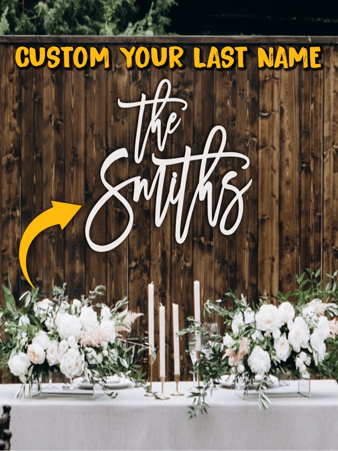 1pc Custom Last Name Acrylic Wall Stickers Sign, Family Name Sign ...