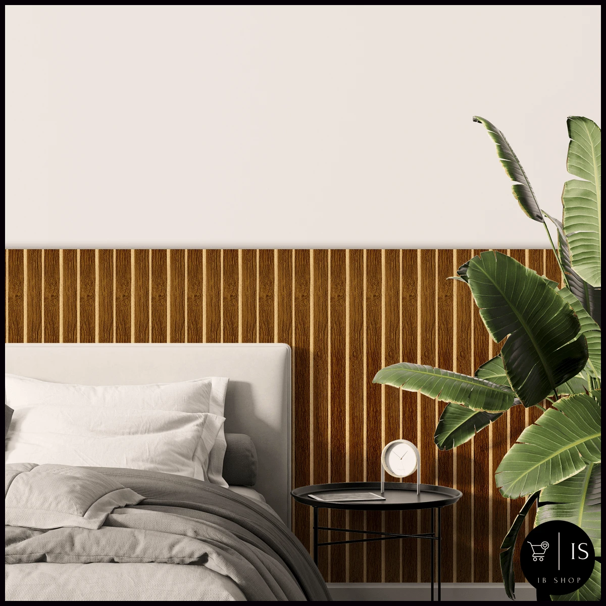 PAPEL DE PAREDE RIPADO MADEIRA MFD 45X11 KIT COM 15 PLACAS. | SHEIN Brasil