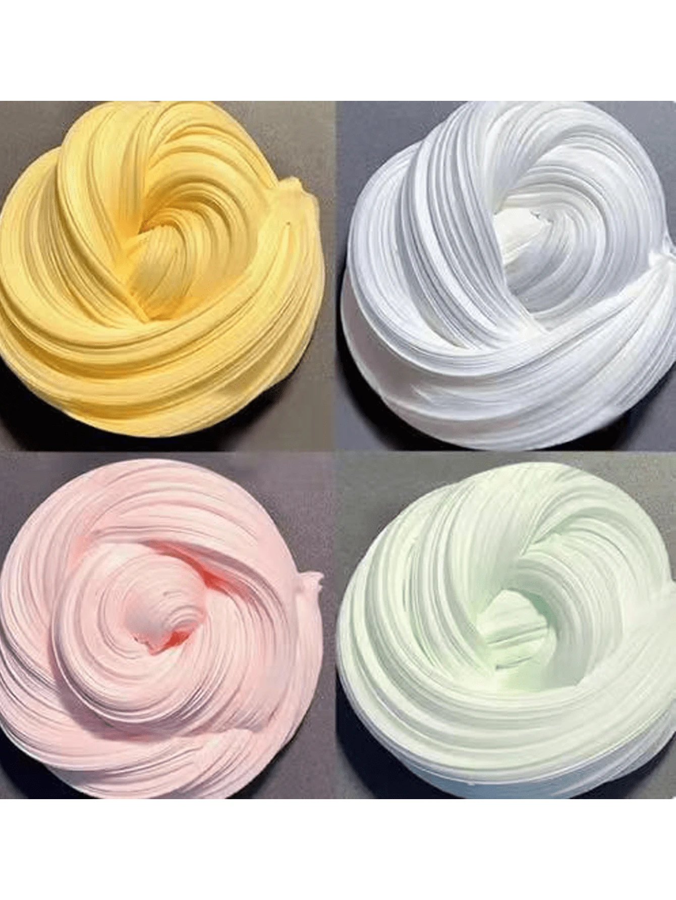 Fluffy Slime Crystal Mud Squishies Squeeze Toys, Super Soft Textured ...