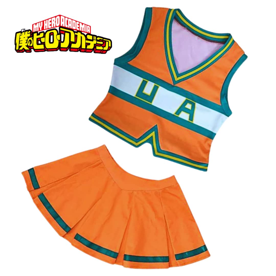 UA CHEERLEADER COSTUME BOKU NO HERO ACADEMIA UNIFORM Cosplay Deluxe ...