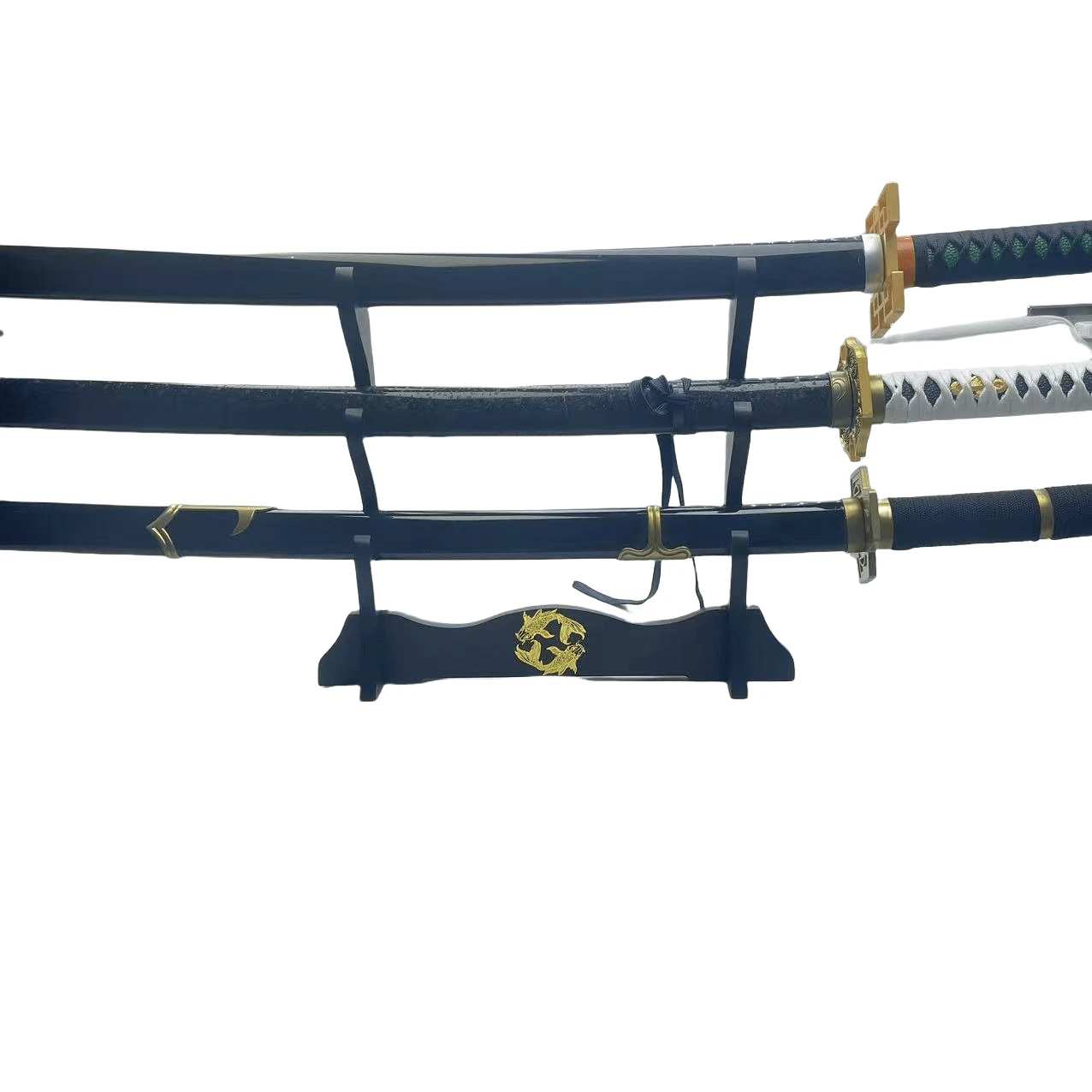 Pisces Totem Sword Rack With Velvet Soft Pad, Samurai Sword Display ...