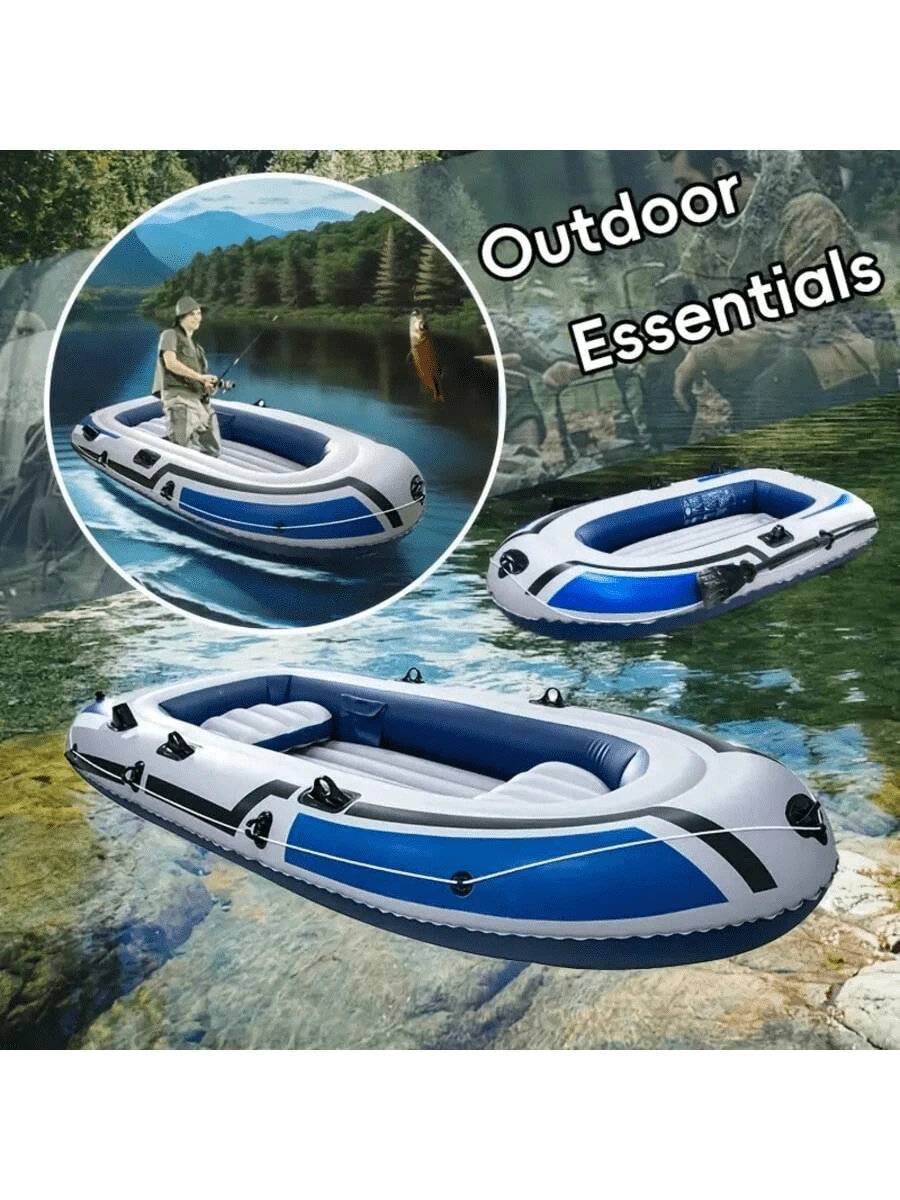 Kayak inflable de 107 pulgadas mejorado - Bote de aire de PVC, canoa ...