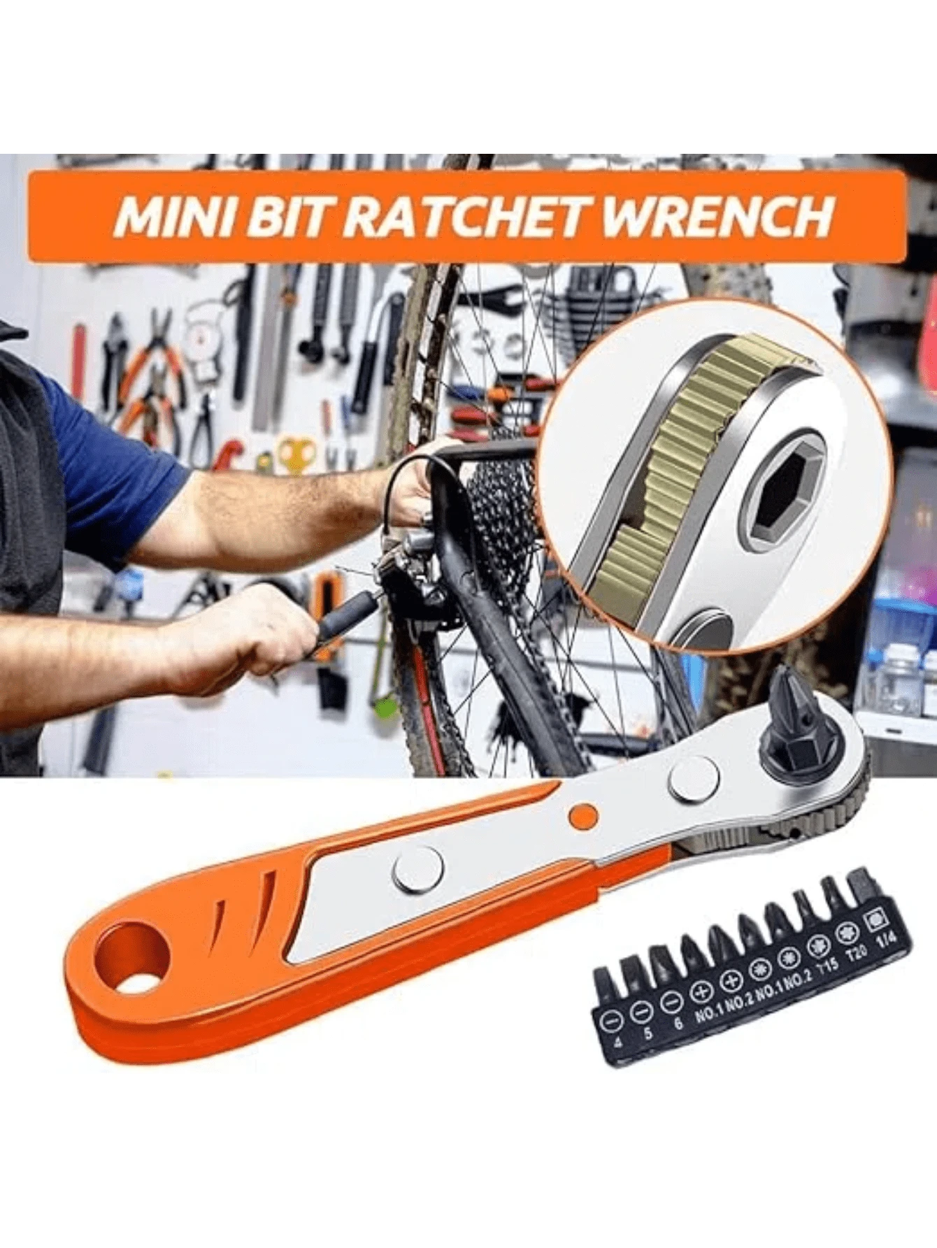 20pcs/Set Mini Ratchet Wrench Right Angle Phillips 36 Teeth Magnetic ...