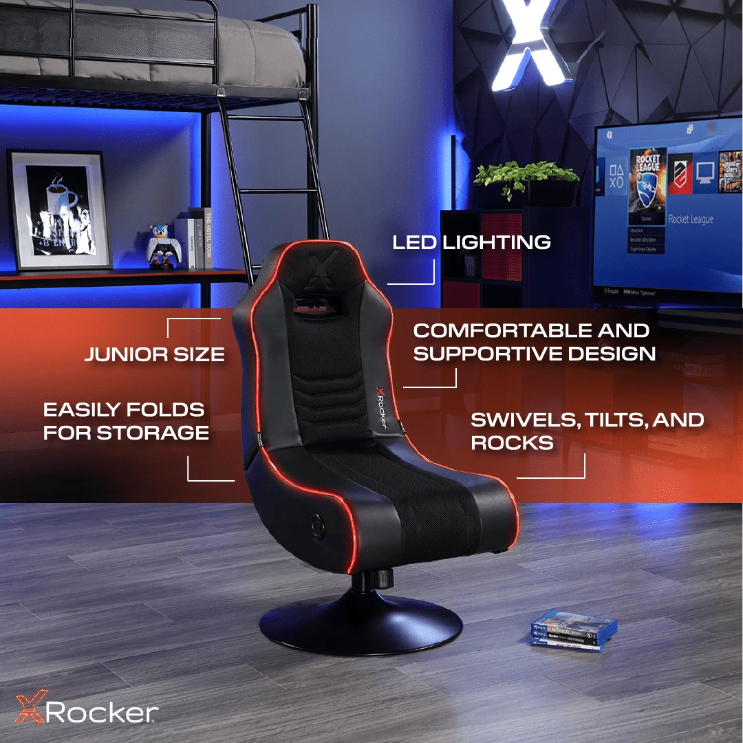 X Rocker Bolero LED Jr Pedestal Gaming Chair | SHEIN USA