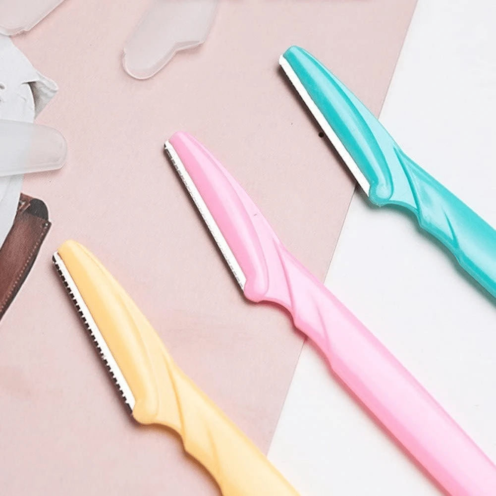 12 Safe Female Eyebrow, Face And Body Hair Trimming Razors, Eyebrow ...