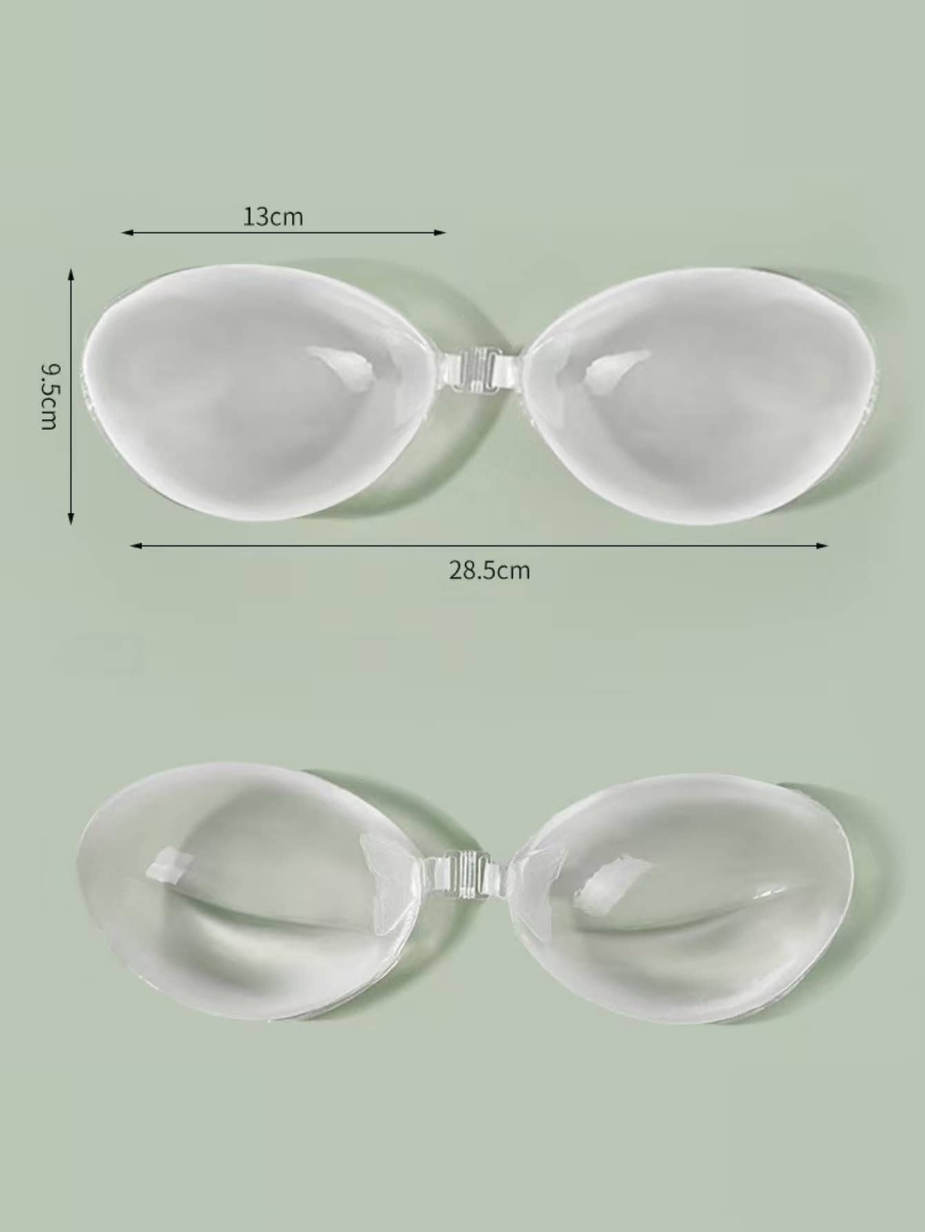 Thin Silicone Strapless Bra Invisible Sticky Bra For Small Chest ...