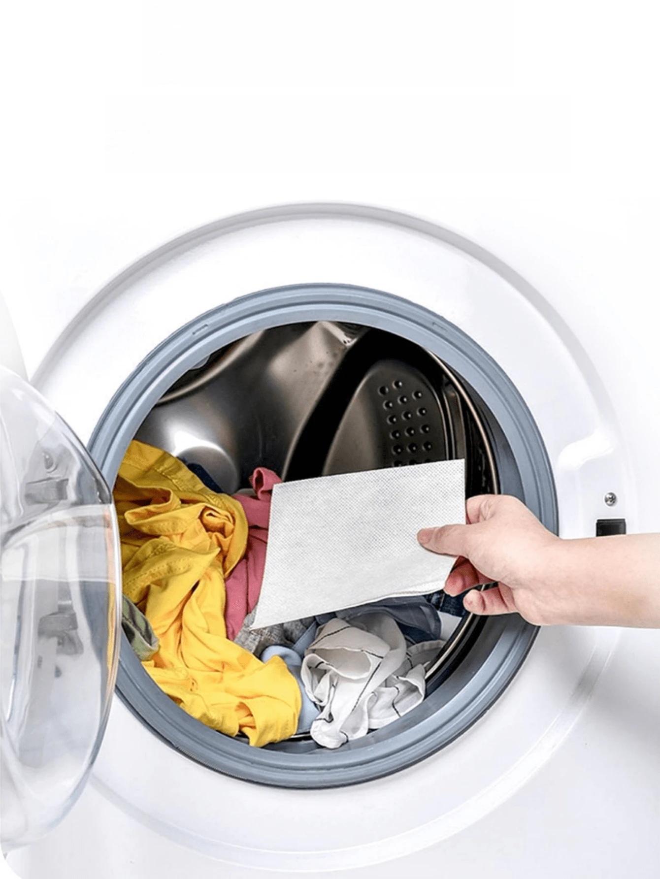Color Absorbing Laundry Sheets, Prevent Clothes From Fading, Reusable ...