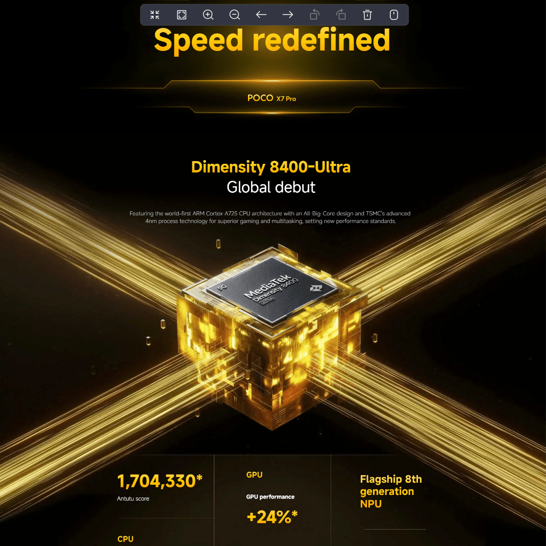 Xiaomi Smartphone Xiaomi Poco X7 Pro, 12 Go + 512 Go, appareil photo ...