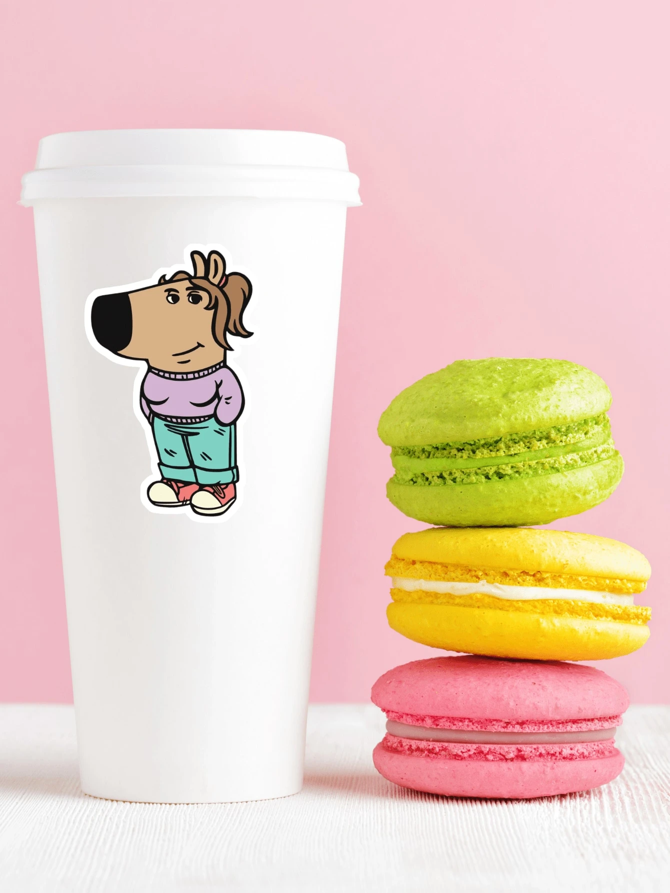 1pc Just A Chill Guy Meme Die-Cut Sticker - Funny And Cute Character ...