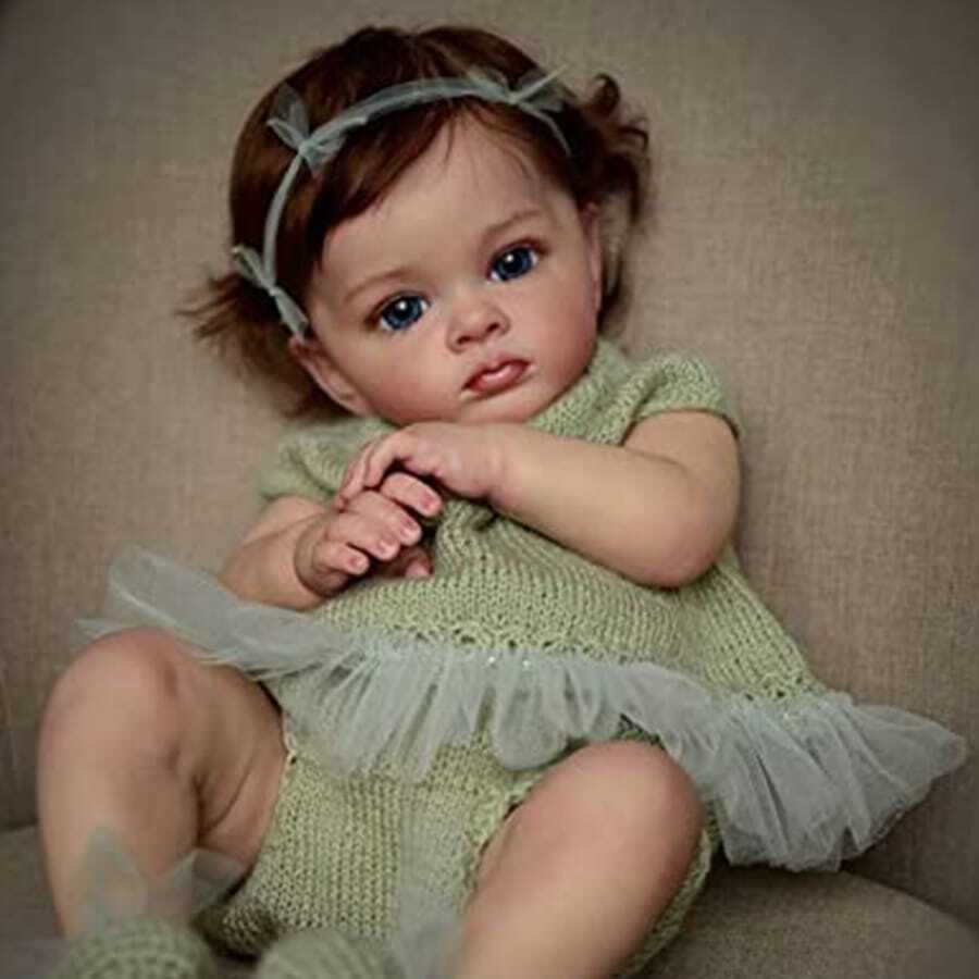 20inch 50cm Reborn Baby Dolls Real Life Soft Silicone Vinyl Realistic ...