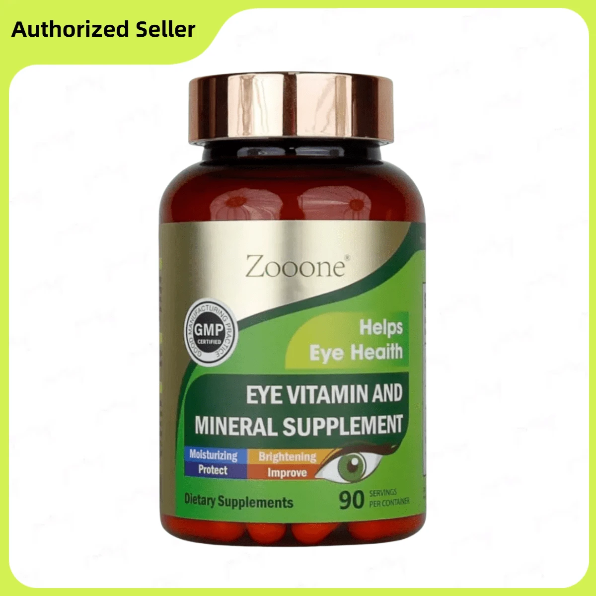 (1 Bottle)Lutein Eye Vitamin Supplement | Supports Macular Health, Dry ...