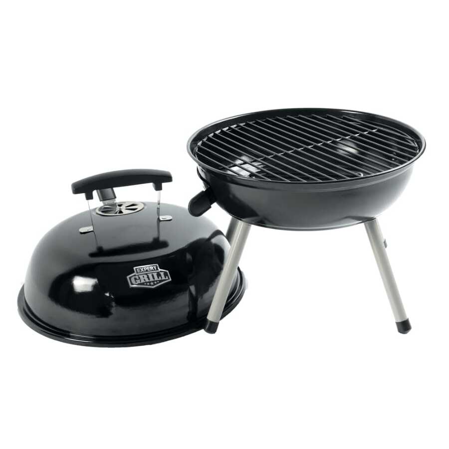 Expert Grill 14.5'' Steel Portable Charcoal Grill, Black, New | SHEIN USA