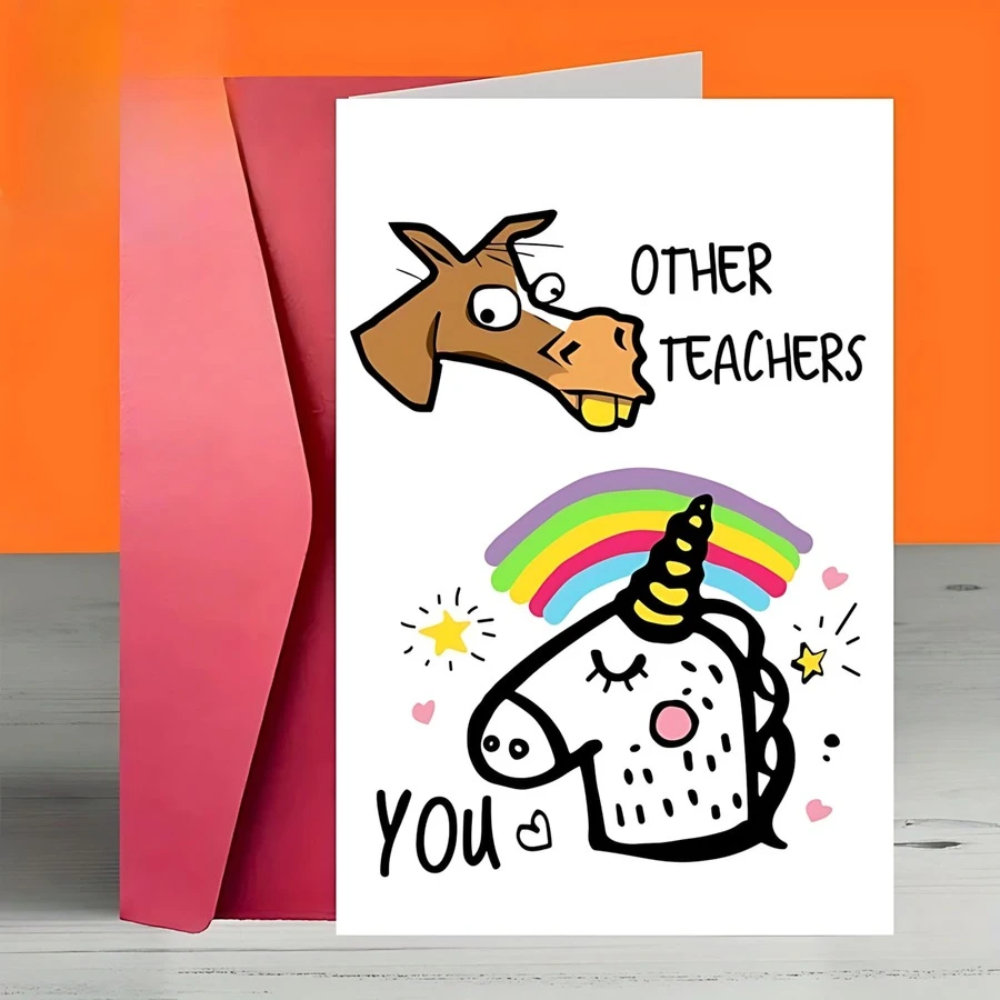1 tarjeta del Día del Maestro, regalo de aprecio para agradecer a tu ...