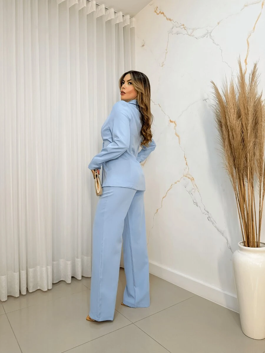 CONJUNTO FEMININO ALFAIATARIA BLAZER E CALÇA | SHEIN Brasil