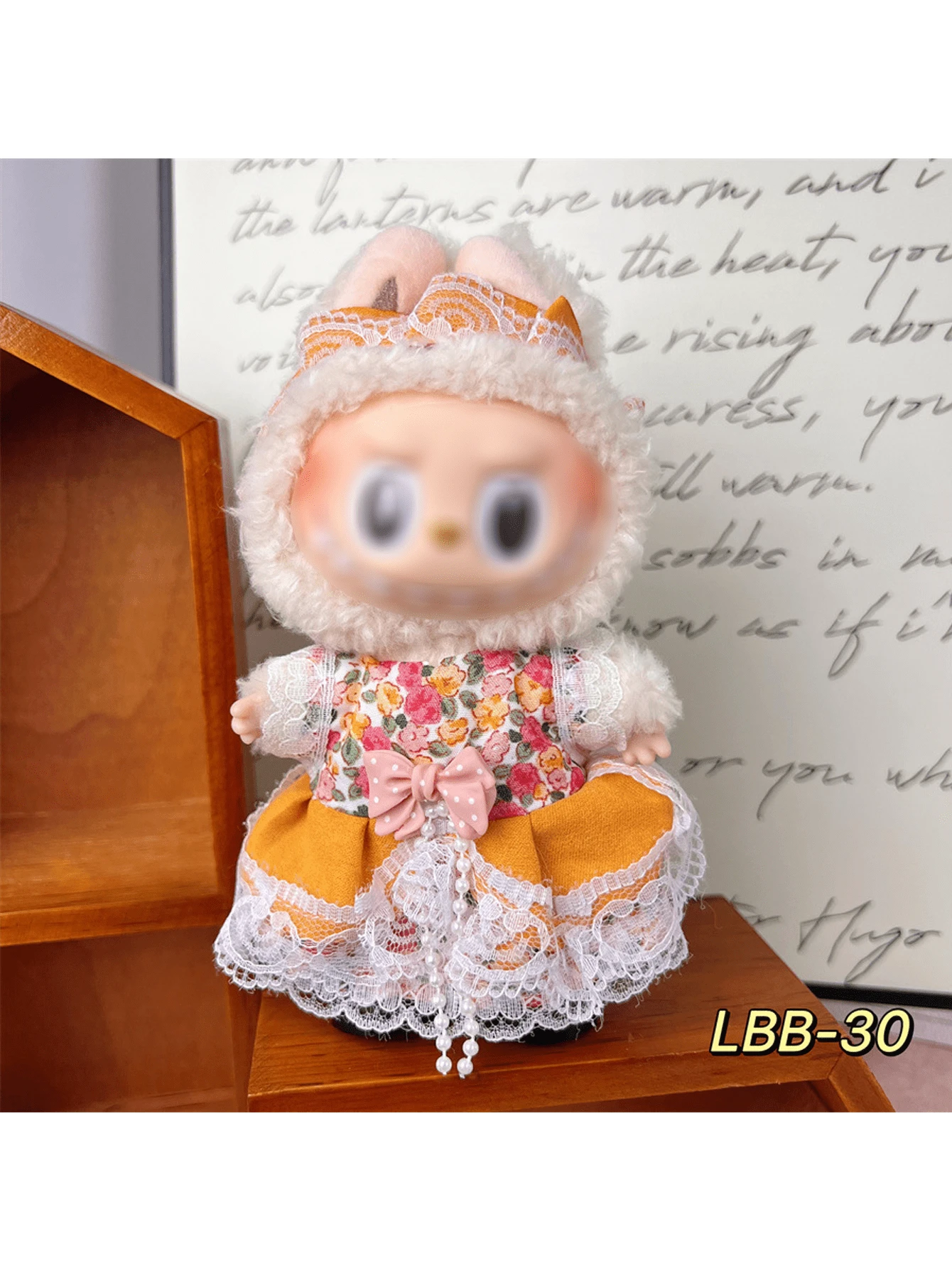 LABUBU Plush Doll Second Gen 17cm Seasonal Series Outfit Set (Clothing ...