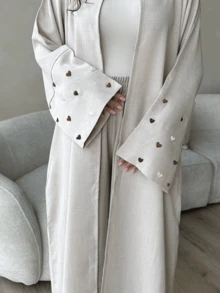 Middle Eastern Style Women's Valentine's Day Fashion Heart Embroidery ...