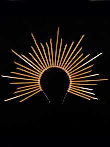 Sun Goddess Crown, Gothic Sunburst Headband, Carnival Costume Accessory ...